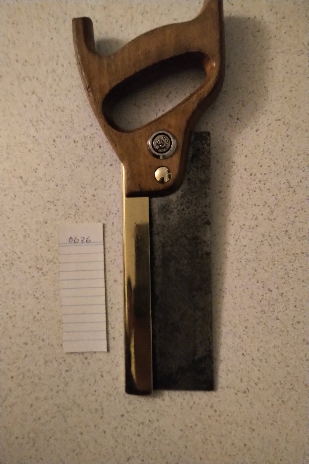 Tenon Saw/ Backsaw/dovetail Saw With Brass Back by Spear and - Etsy