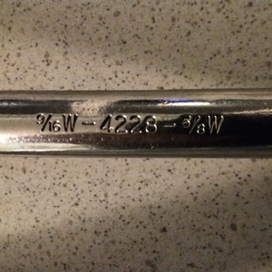 Two Very Large Imperial Britool Ring Spanners in Excellent Condition ...