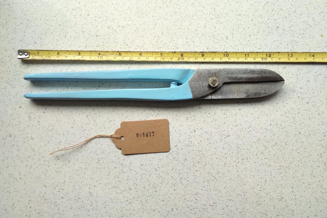 Large Gilbow Tin Snips in Good Refurbished Condition Re-sharpened Ready ...