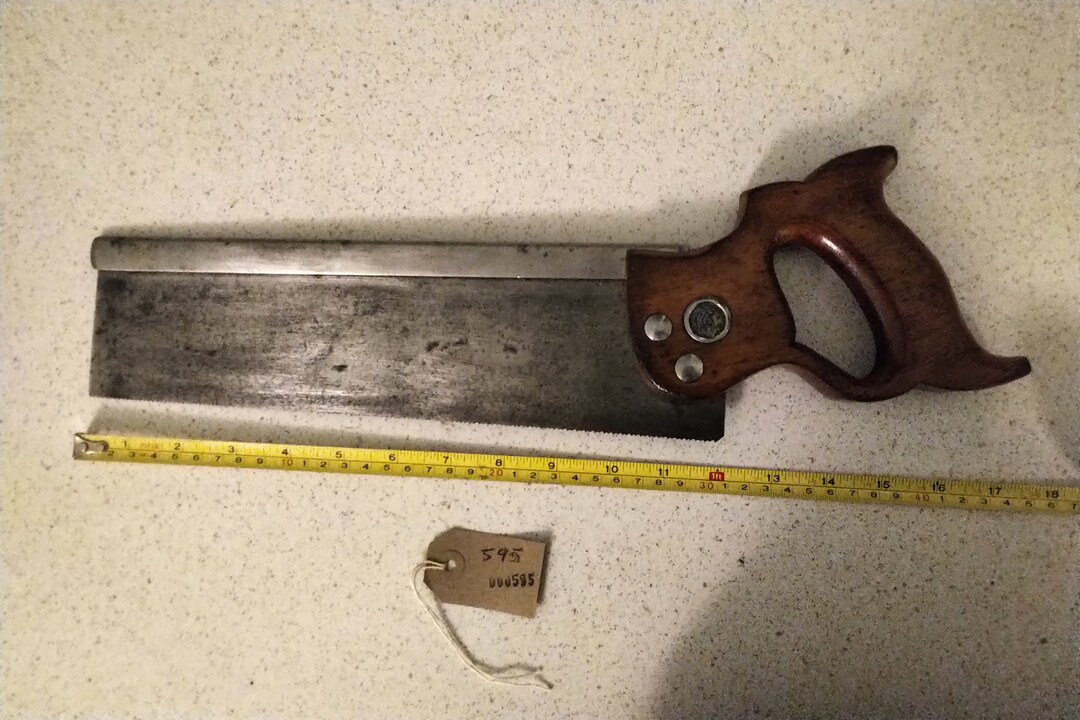 Disston Tenon Saw/backsaw 12 Inch X 13 Tpi in Very Good Condition ...