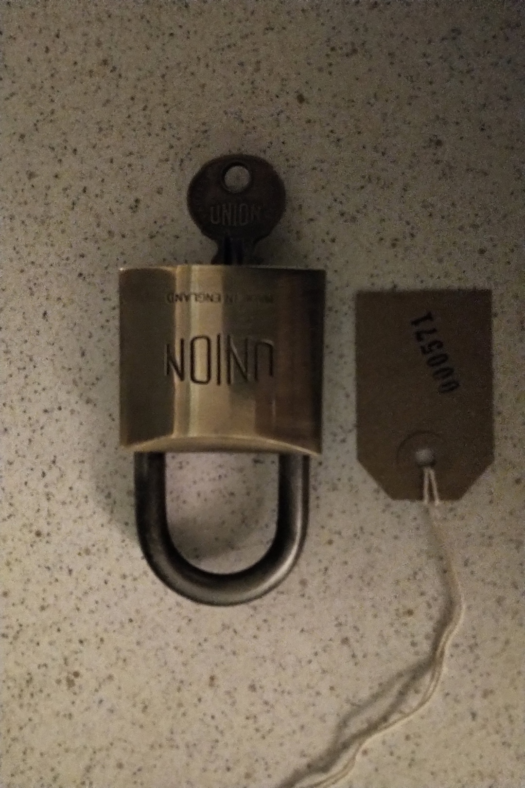 Vintage Union 5 Pin Padlock With a Hardened Shackle in Good Condition ...