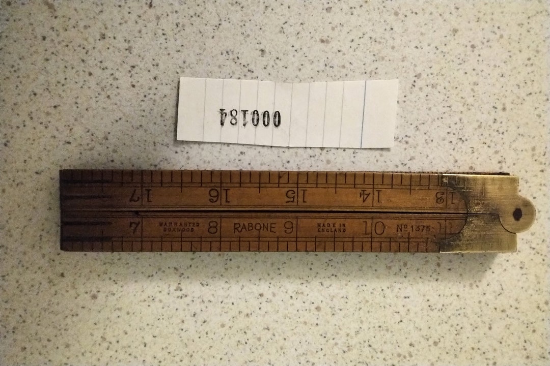 24 Inch Foldable Ruler No 1375 by Raybone in Lovely Condition With ...