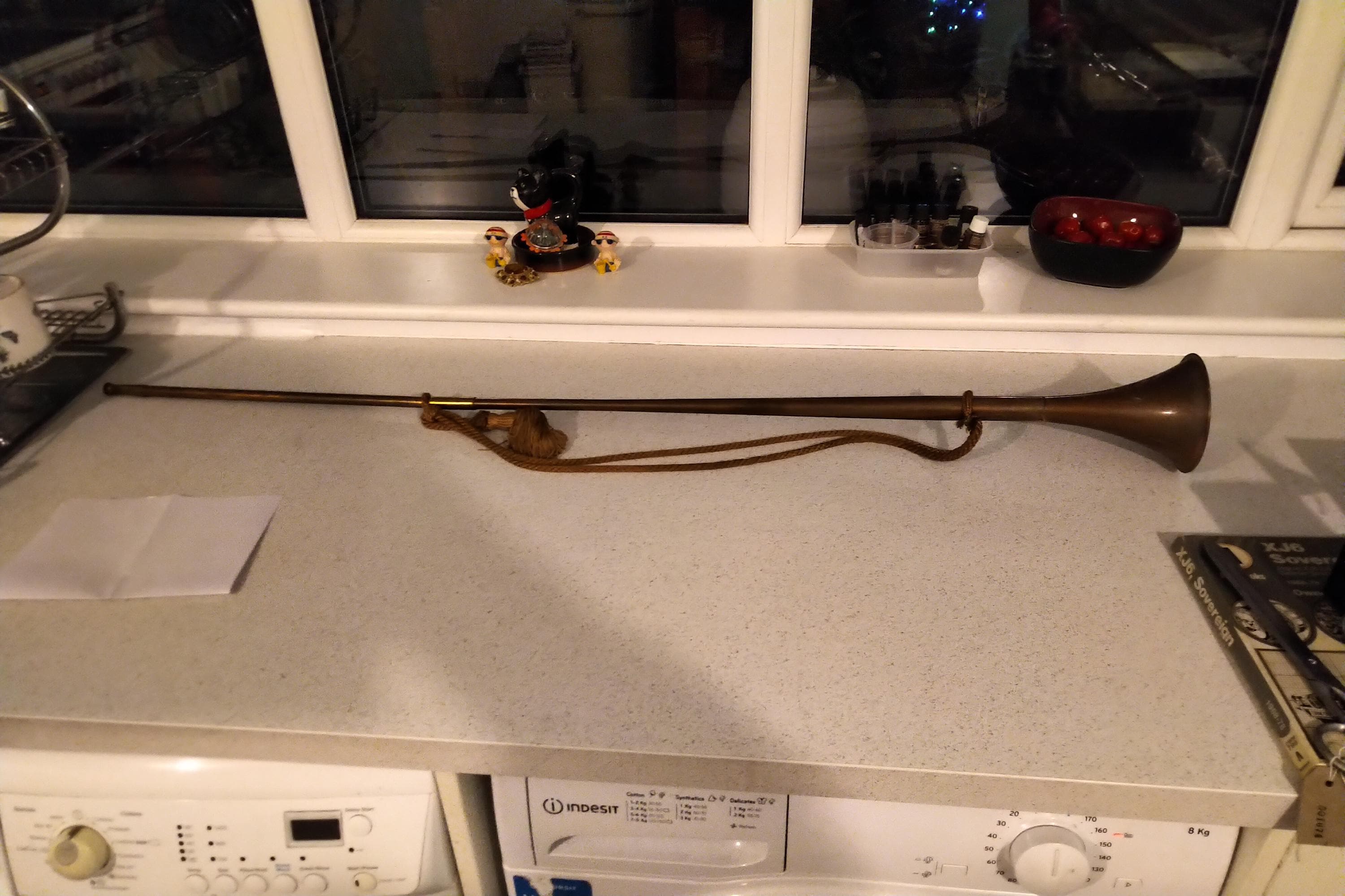 Decorative (non Playing) Post Horn. Could Use a Polish but Otherwise in ...