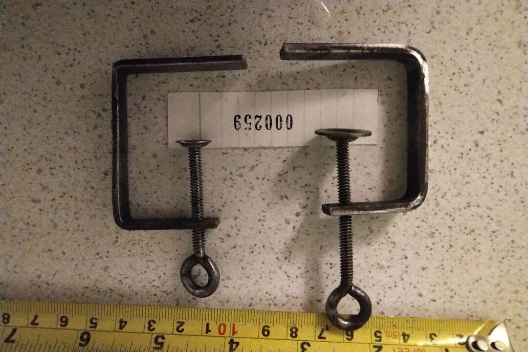 Two Very Small Screw Clamps 2 Used for Holding Fabric - Etsy