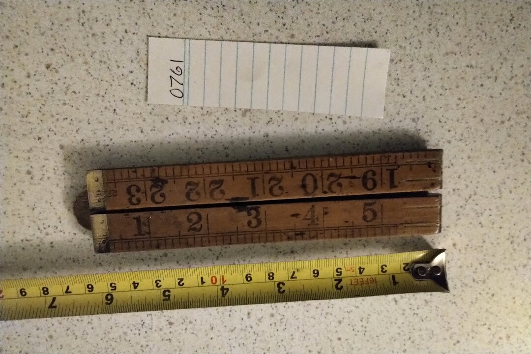 Raybone Boxwood Ruler in Good Condition and Ready for Use. Pre Decimal ...