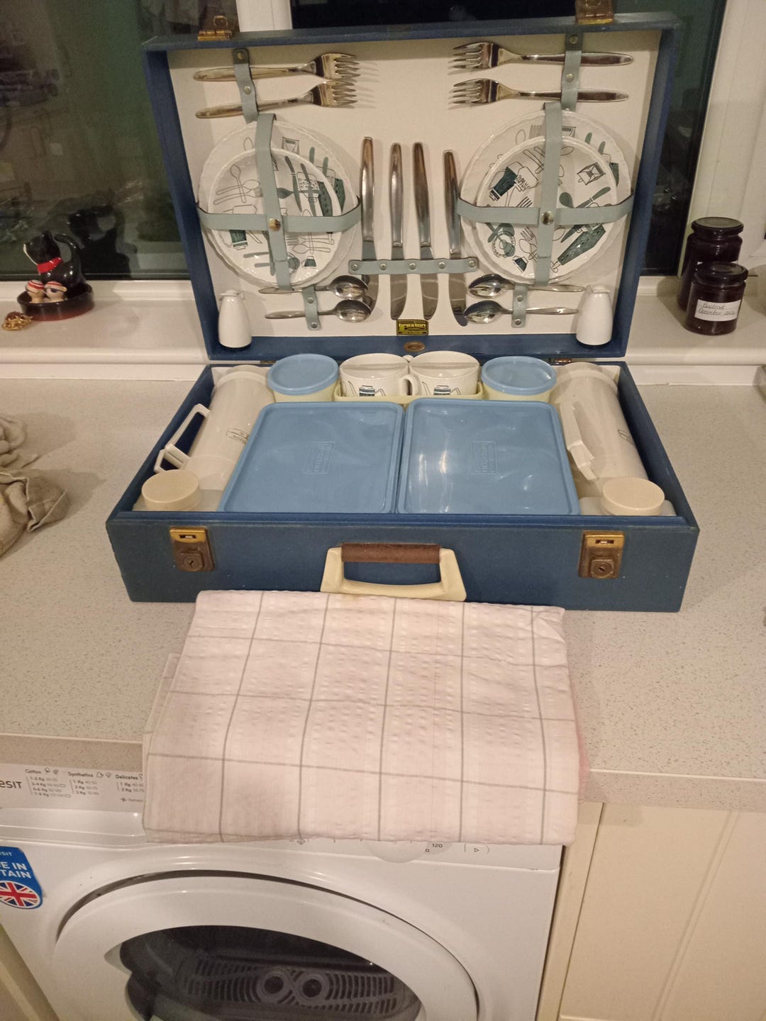 Brexton Picnic Case From the 1960's in Stunning Original Condition With ...