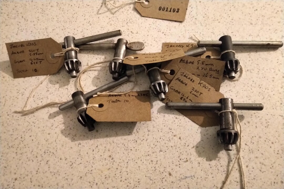 Jacobs Chuck Keys Size K30S, New Old Stock or Part Worn Condition but ...