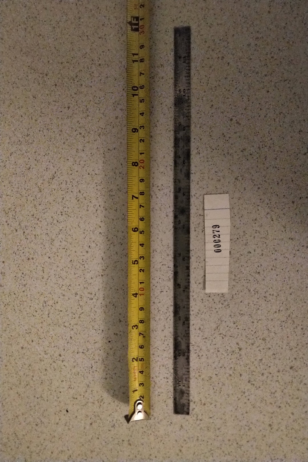 Metal Ruler by J Raybone and Sons No 31 A Graduated in 10ths, 20ths ...