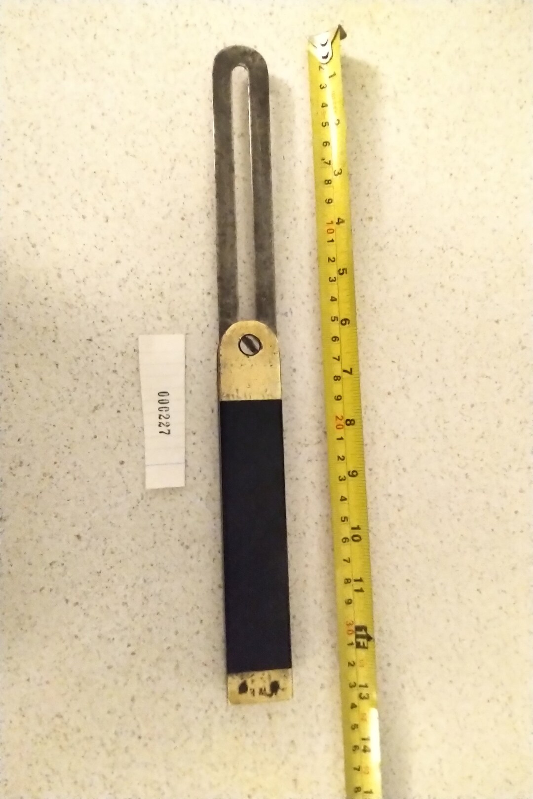 Large Carpenter's Sliding Bevel in Ebony and Brass Well Used but Still ...