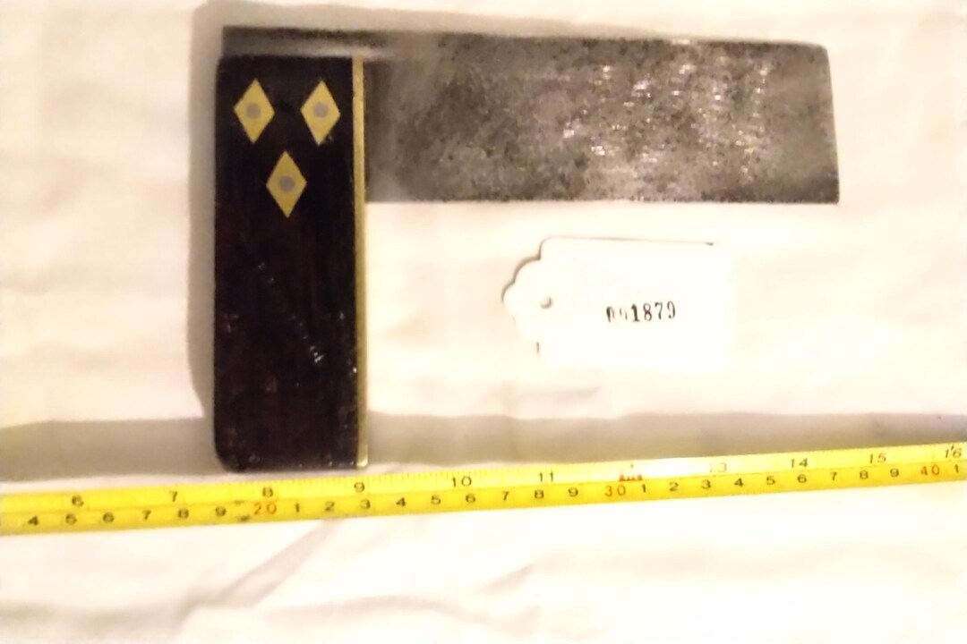 Pre WWII Small English Carpenters Try Square With Rosewood Handles ...