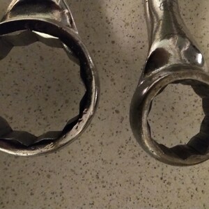Two Very Large Imperial Britool Ring Spanners in Excellent Condition ...