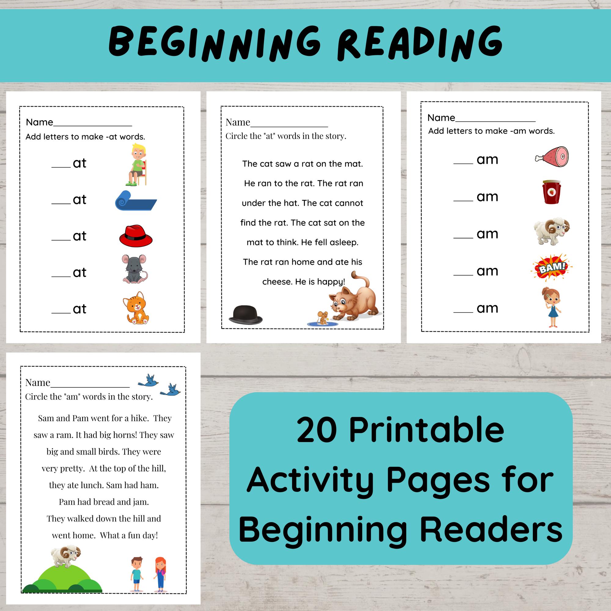 Hojas De Trabajo De Fonética Imprimibles Gratuitas Para Primer Grado