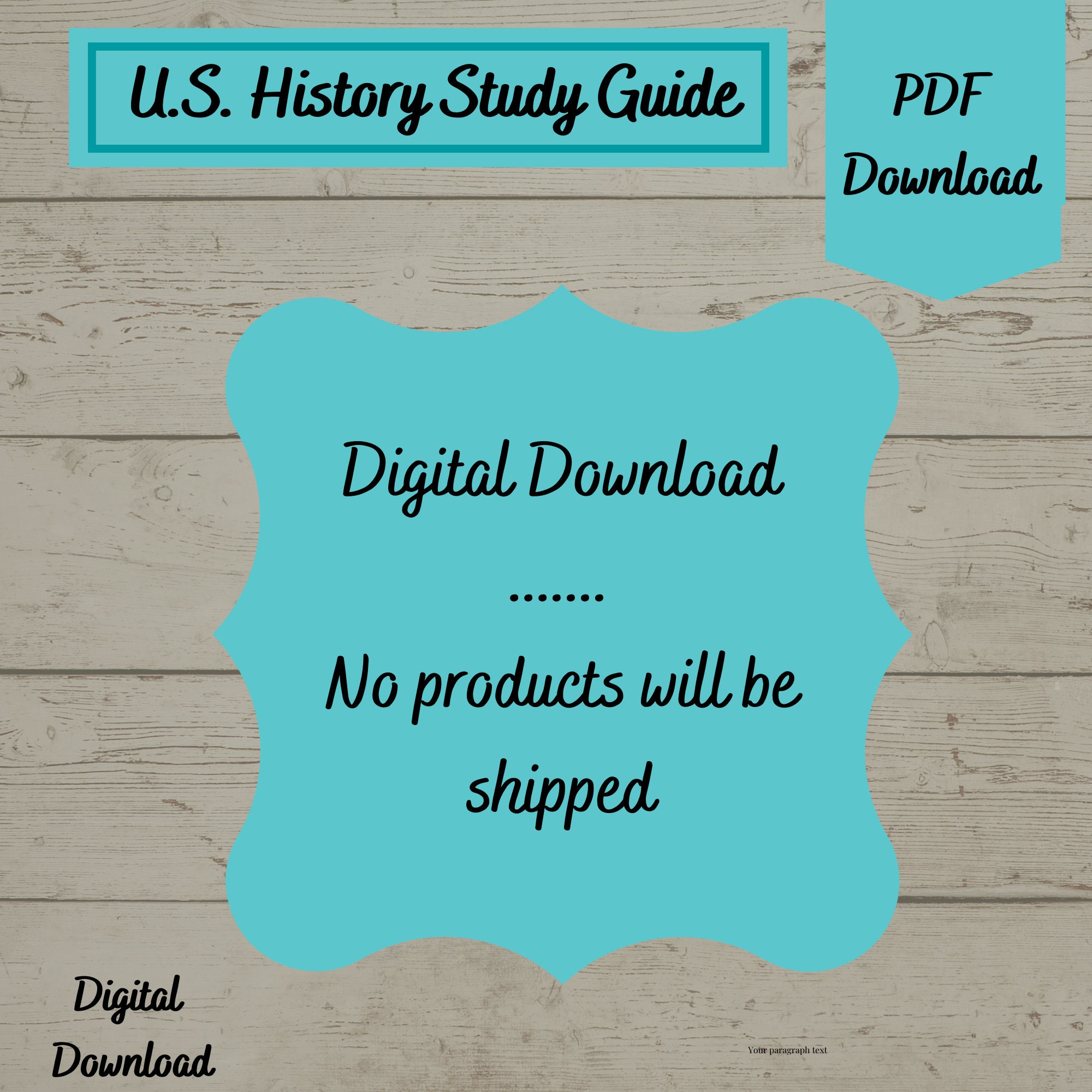US History Study Helps, Class Notes Printable, Jr. High, High School ...