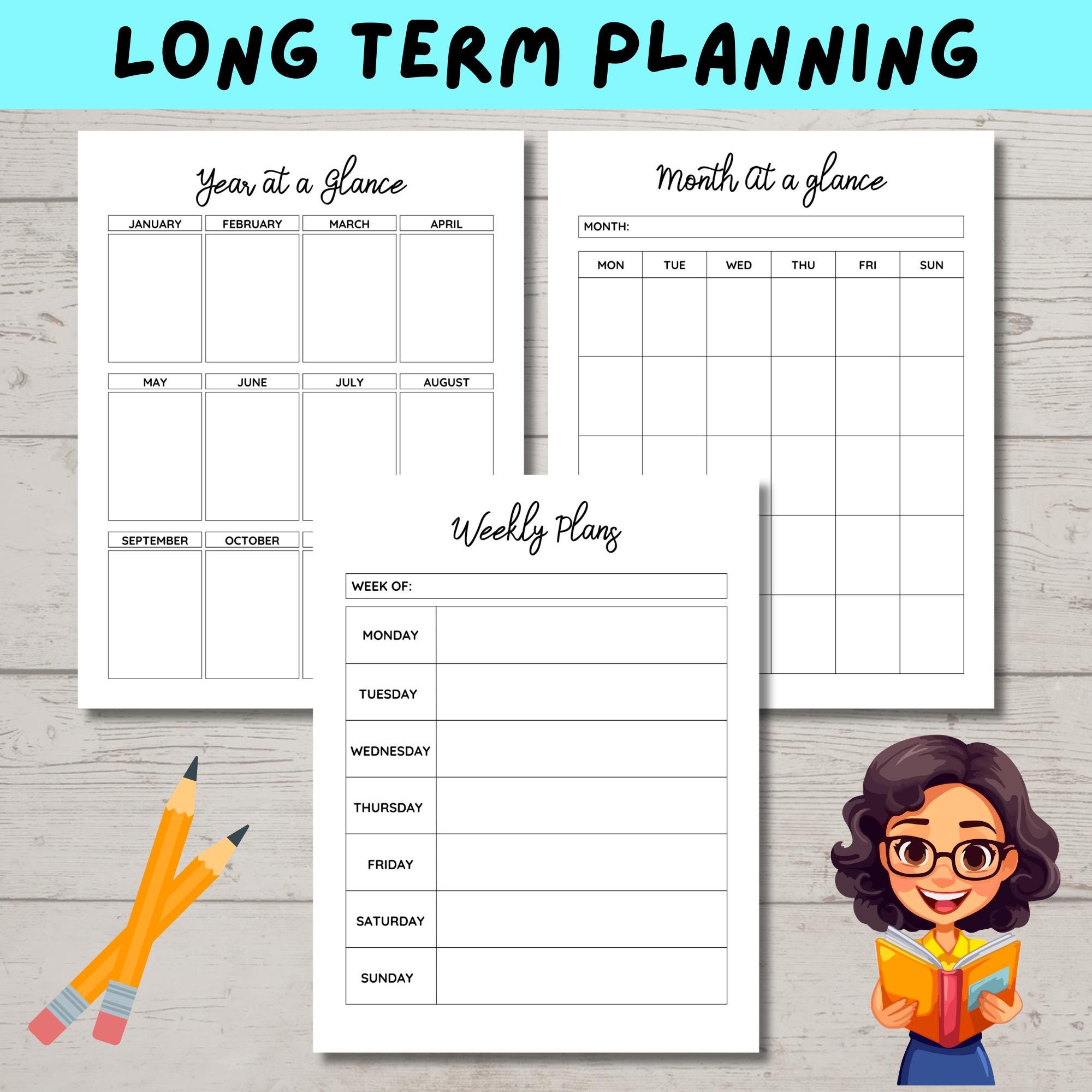 Homeschool Planner, Lesson Plans, Attendance, and Record Keeper ...