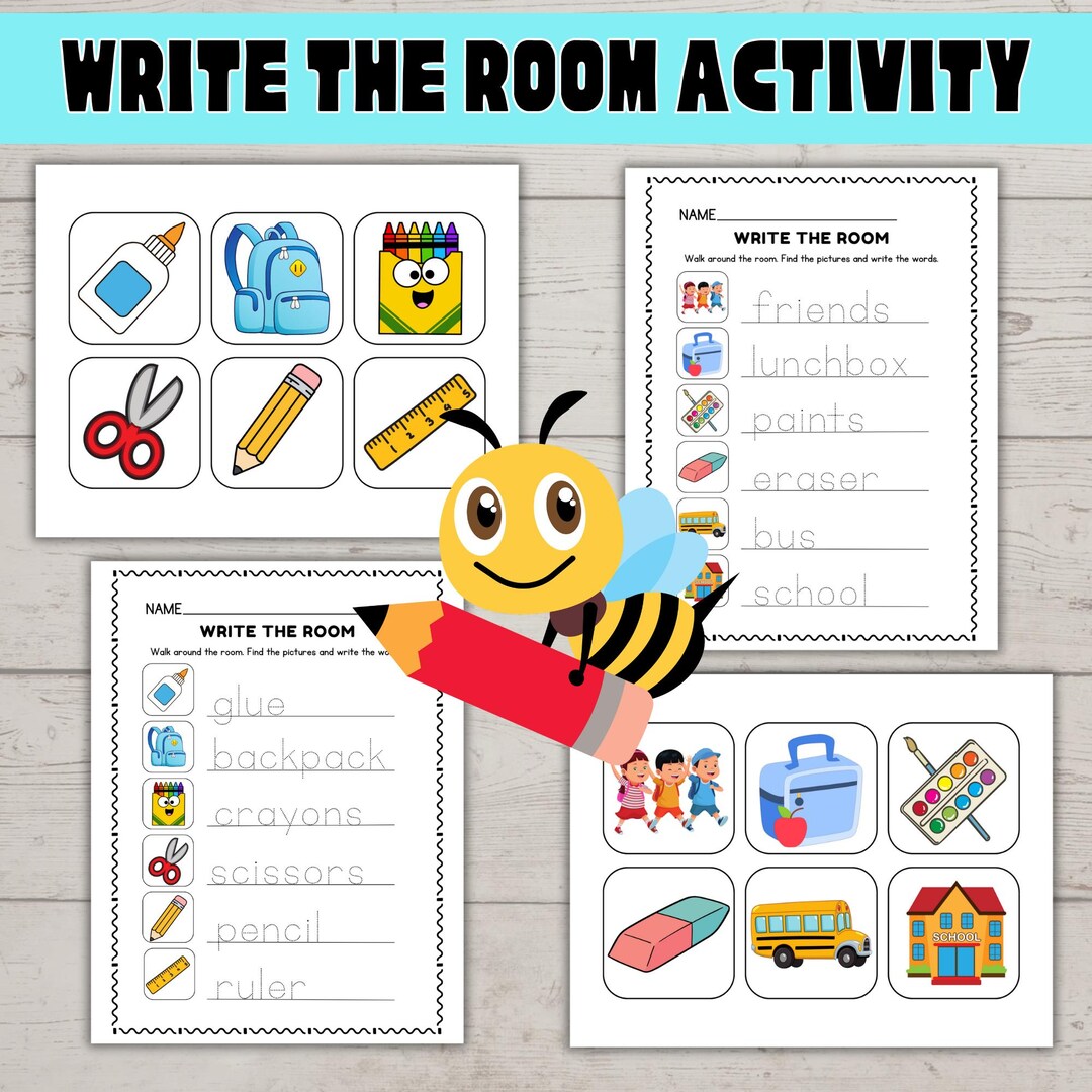 Write the Room Back to School Activity: Reading & Writing Printable ...