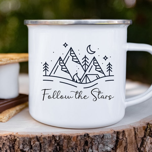 Adventure Enamel Mug - Etsy