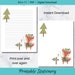 Printable Stationery for Kids - Woodland Forest Adventure Letter ...