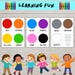 Preschool Color Flash Cards: Printable Learning for Kids (digital ...