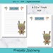 Printable Stationery for Kids - Woodland Forest Adventure Letter ...