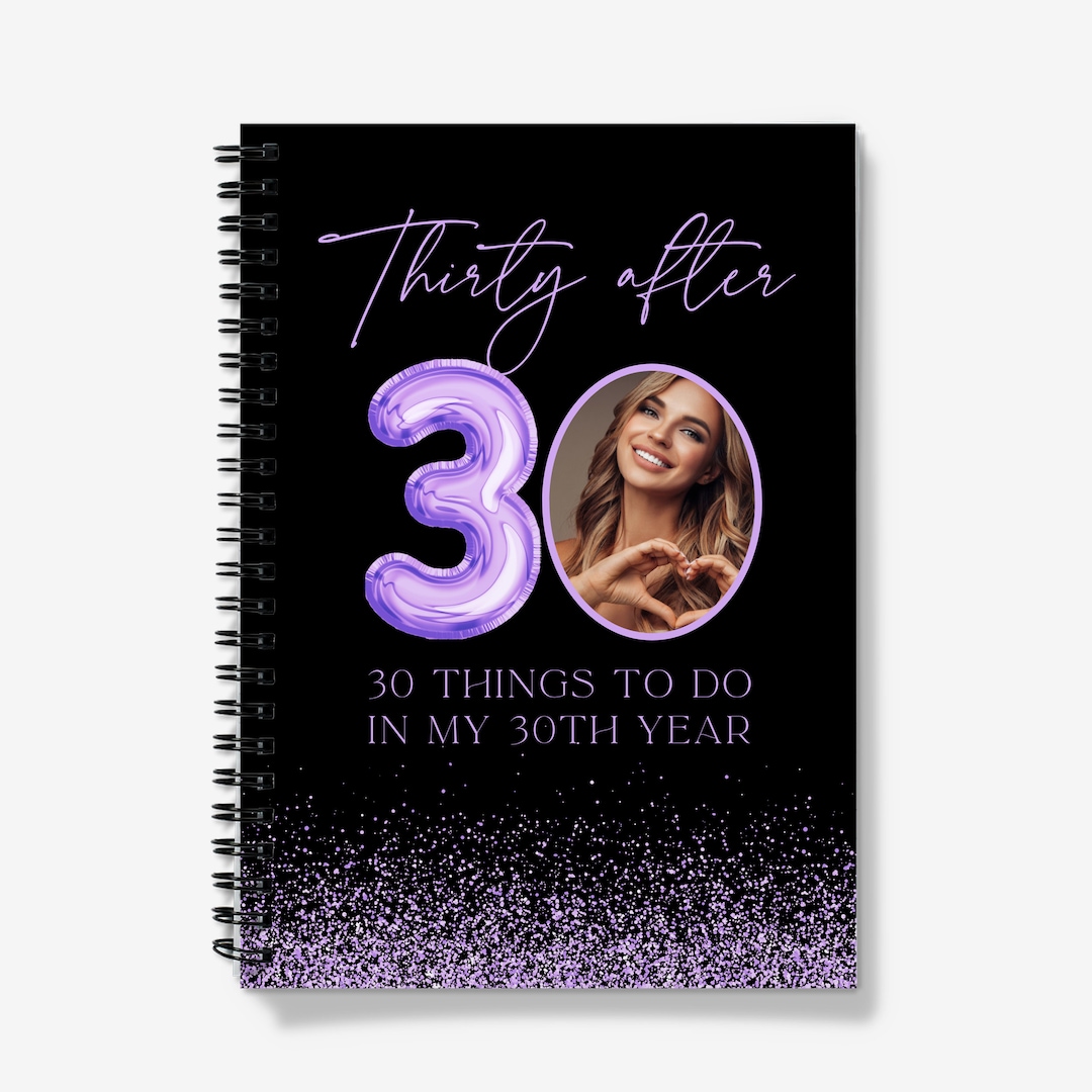 30 After 30 Bucket List Birthday Book, Lilac Birthday Gift Book, 30 ...