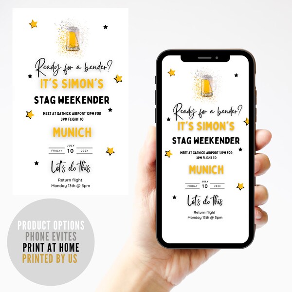 Stag Night - Etsy UK