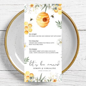 Let's BEE Married Wedding Seating Chart, Please Bee Seated Bee Hive ...