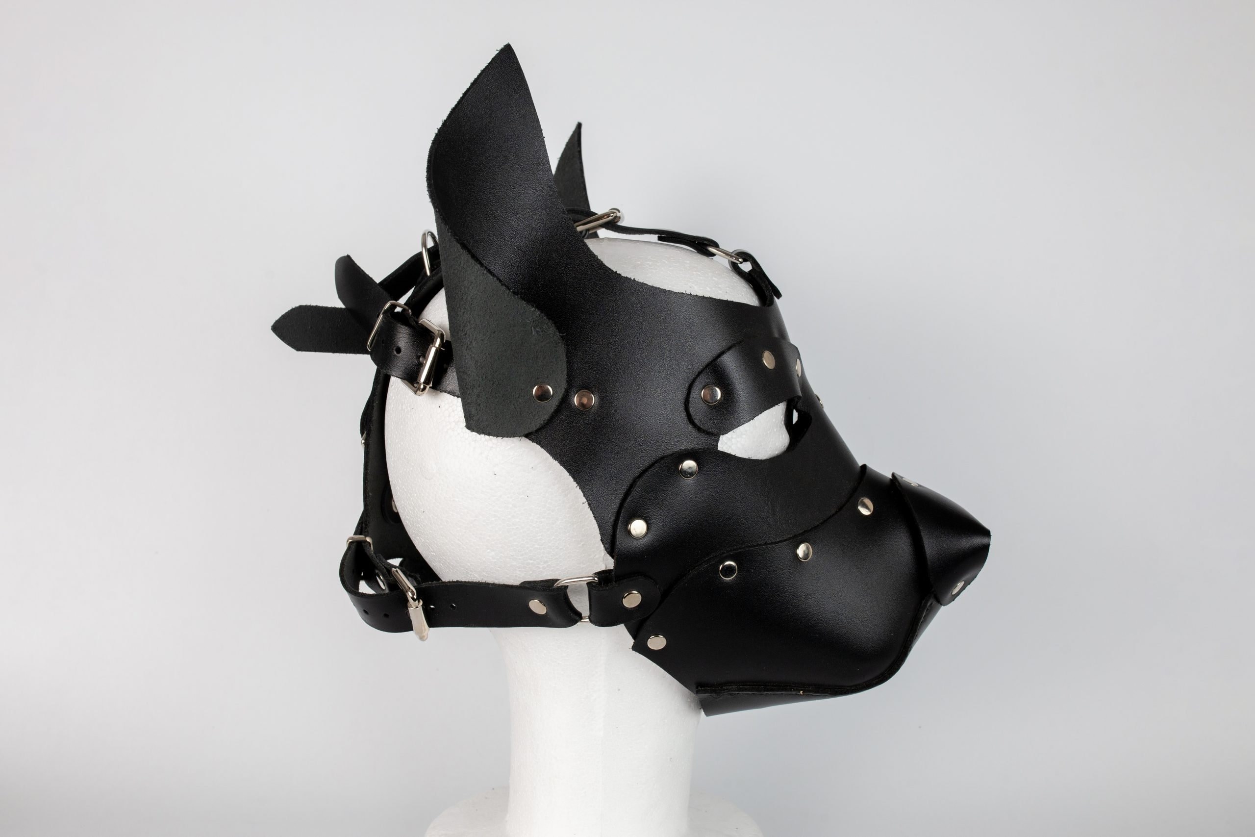 Petplay Leather Dog Mask - Etsy