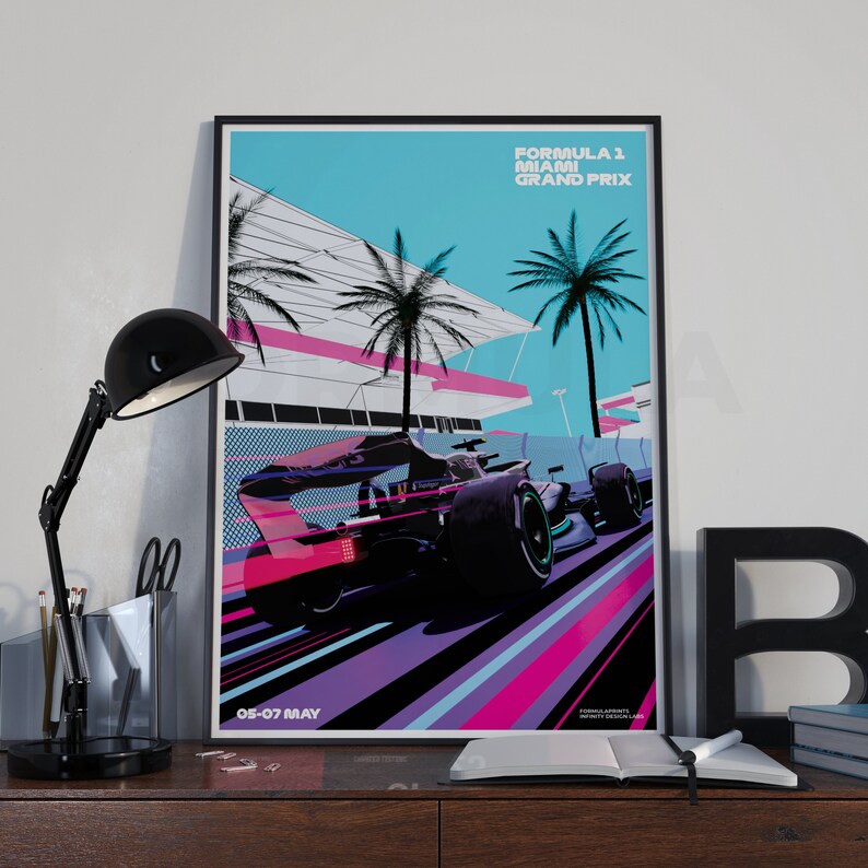 Buy Formula 1 Miami Grand Prix F1 Poster Online in India - Etsy