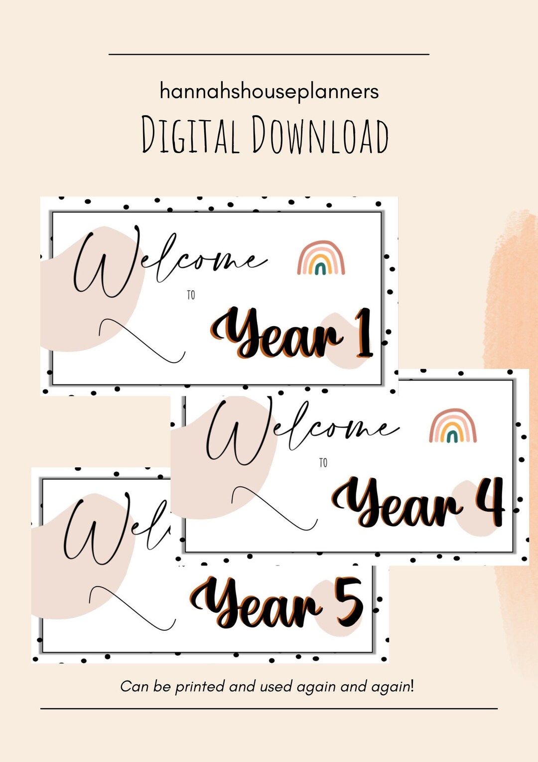 Welcome to Class Sign Digital Download - Etsy