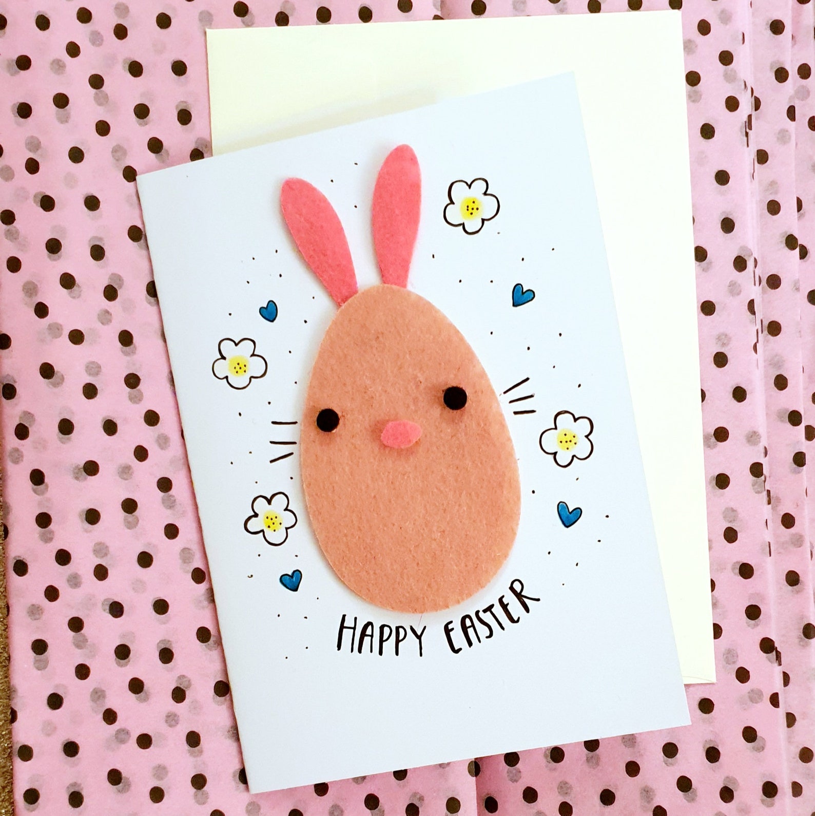 Happy Easter Cards / 4 Pack / Easter / Easter Bunny / Easter Egg / Cute ...