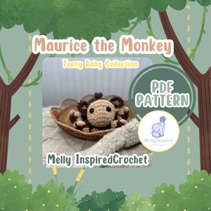Maurice the No-sew Monkey Crochet Pattern - Etsy