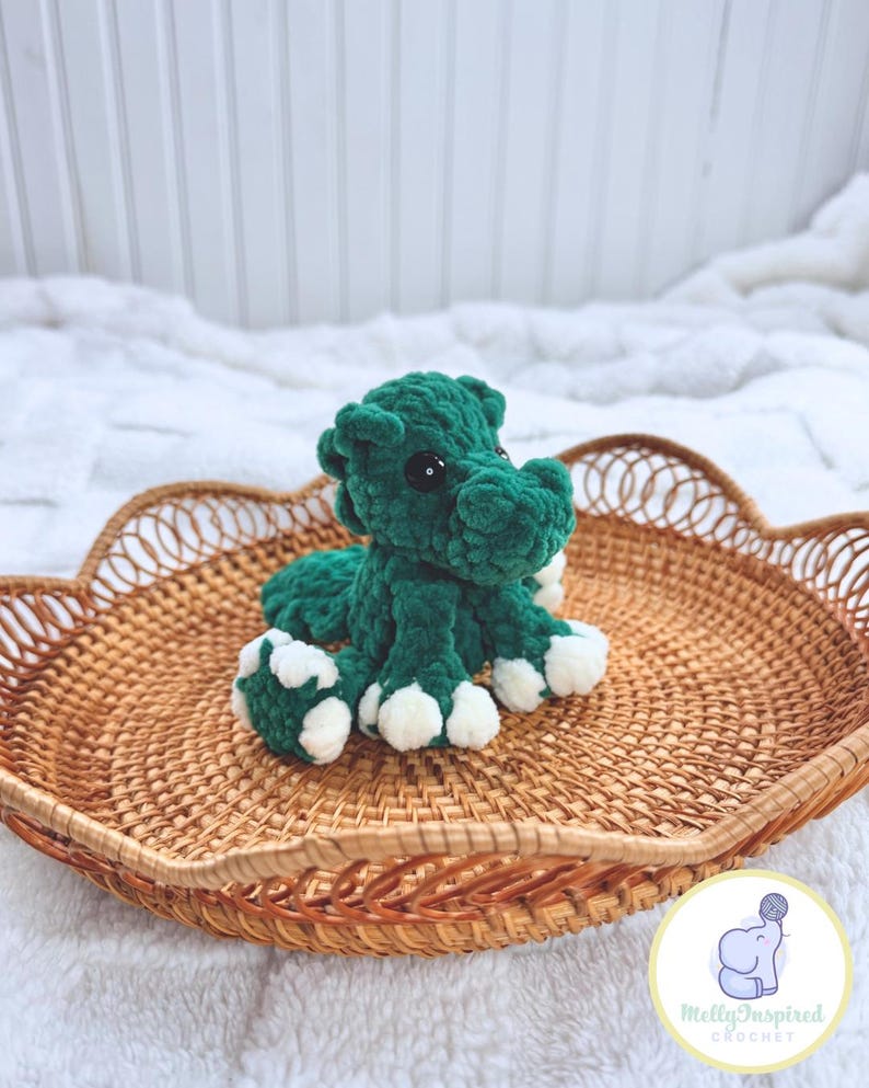 Gael the Gator Low-sew Crochet Pattern - Etsy