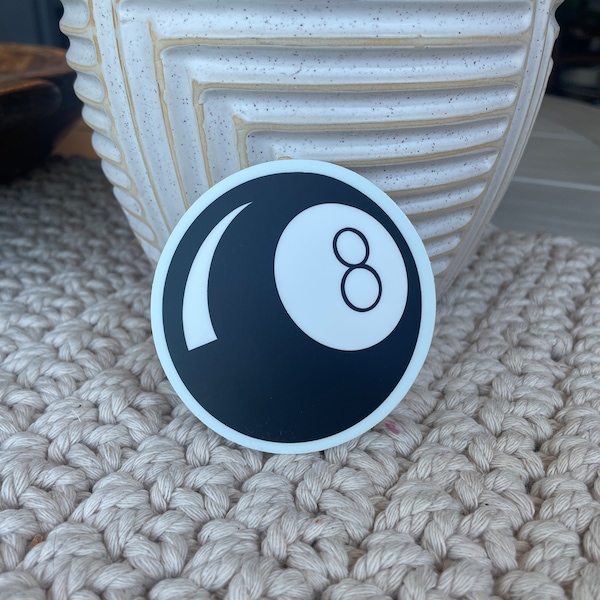 8 Ball Decal - Etsy