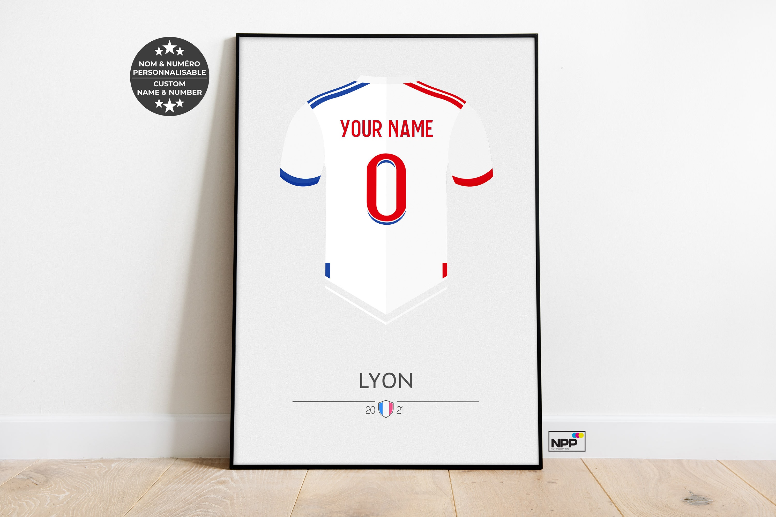 Poster OL OLYMPIQUE LYONNAIS 20-21 Poster Custom Football | Etsy