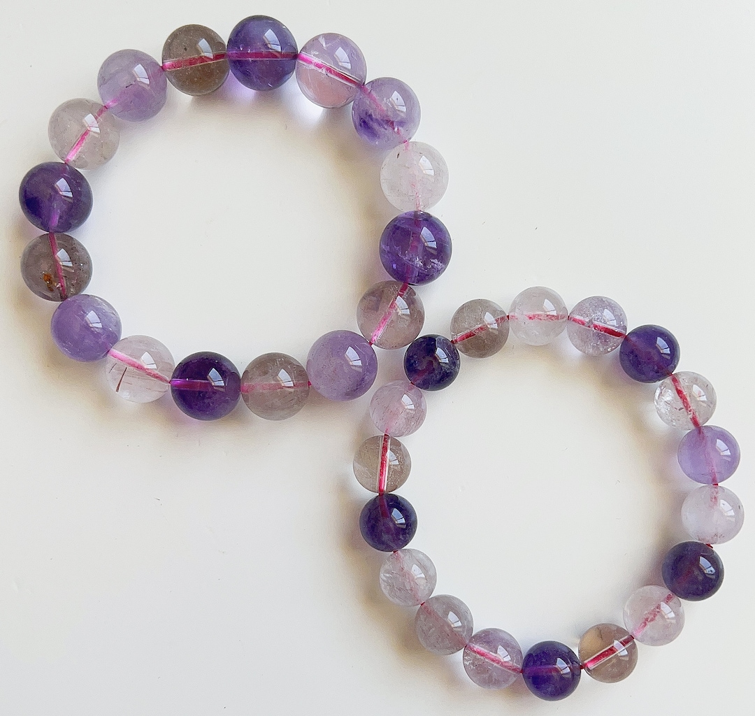 Super Seven Bracelet | Super 7 Bracelet | Natural Crystal Bracelet ...