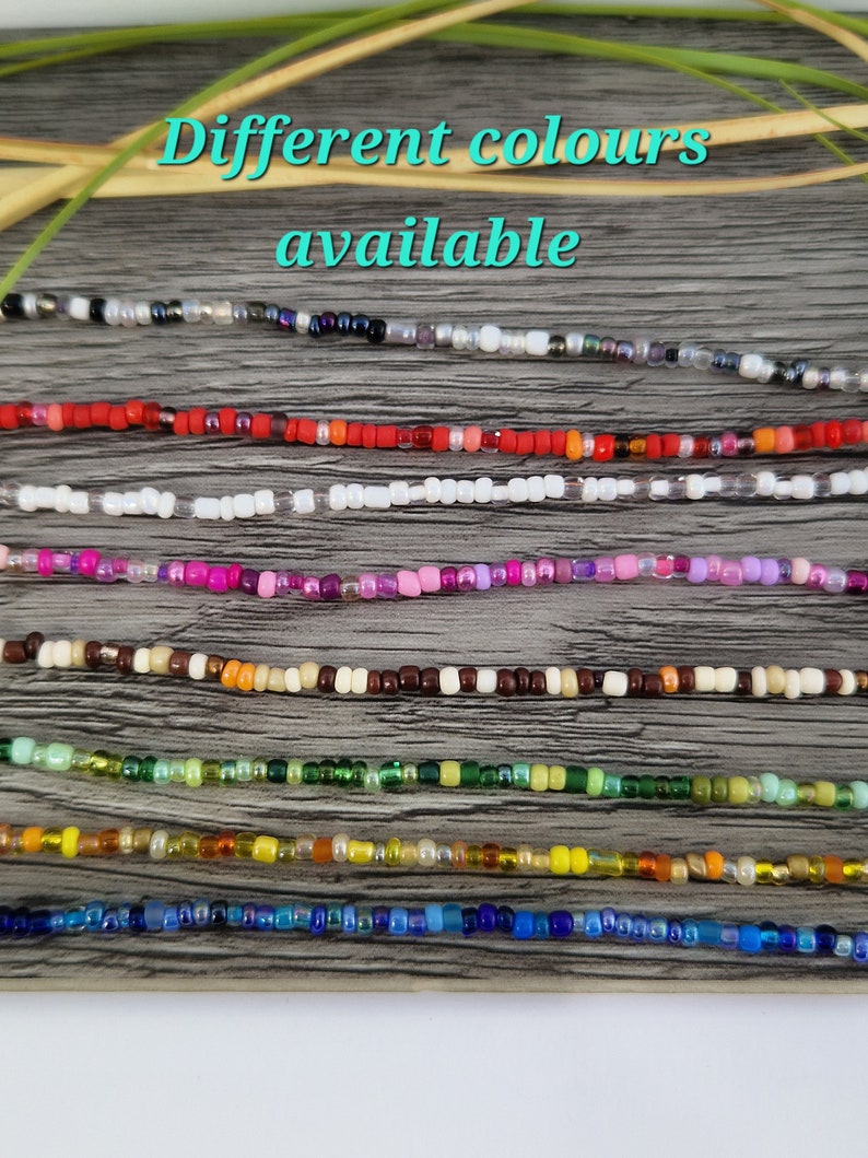 Green Single Strand Beaded Necklace, Beaded Necklace, Mixed Green Bead ...