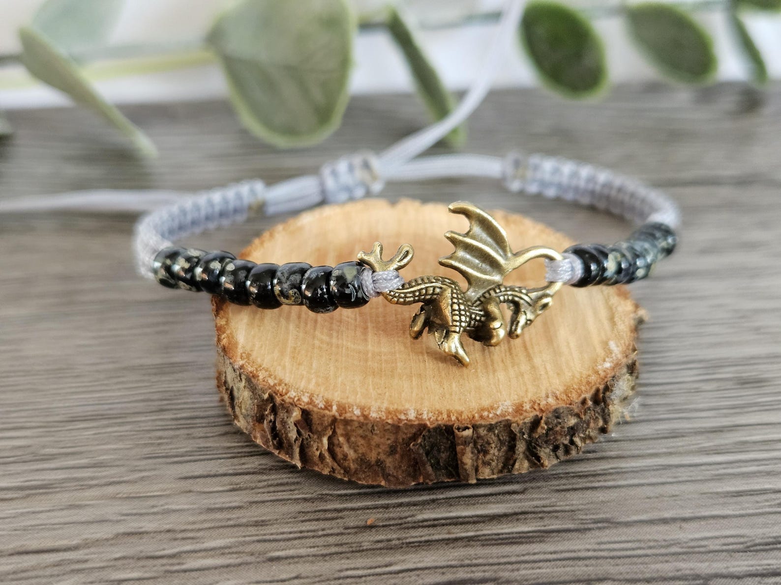 Dragon Bracelet, 24 Colours, Charm Bead Bracelet, Charm Bracelet ...