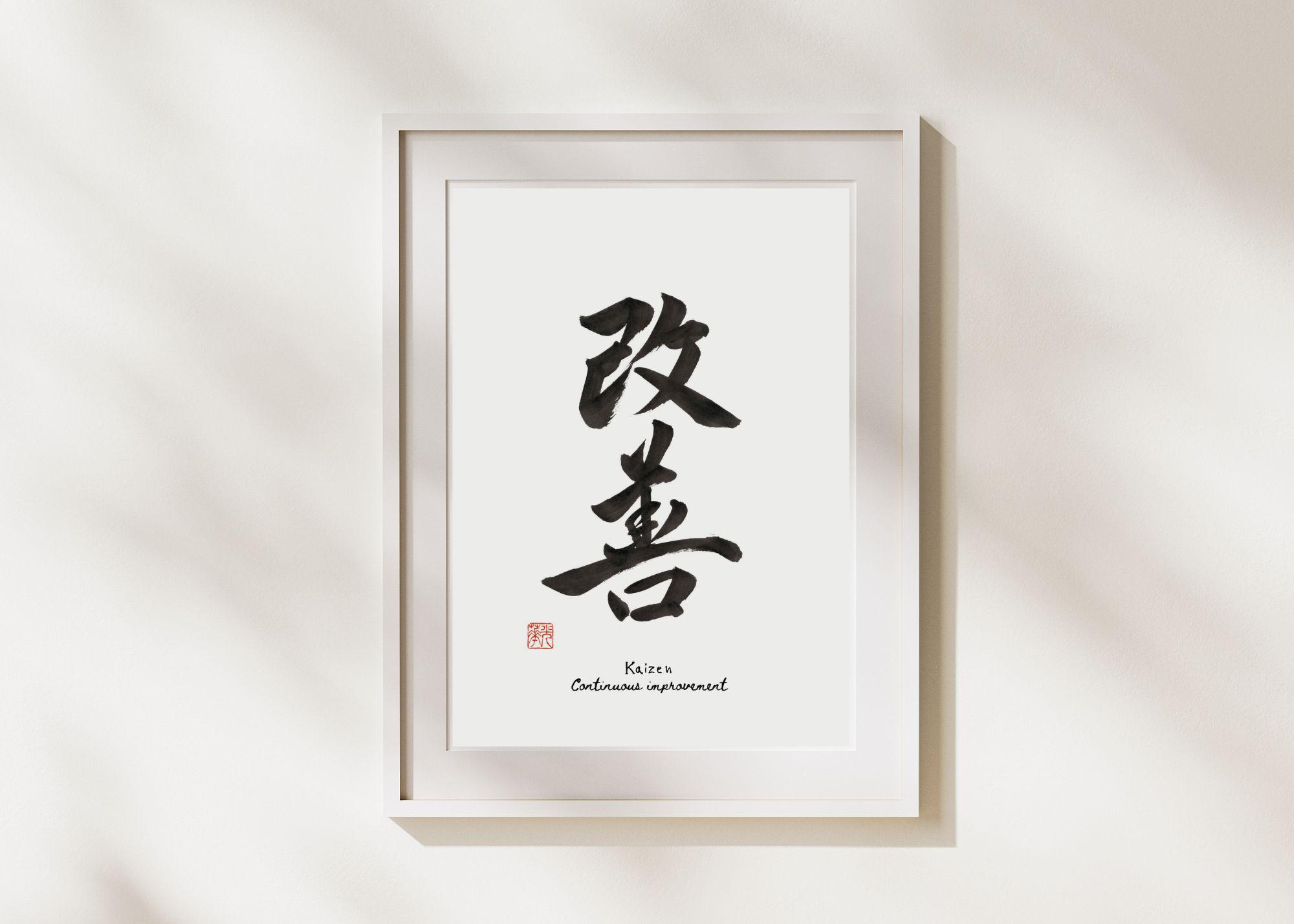 Kaizen, Continuous Improvement.digital Art Print,instant Download, Wall ...