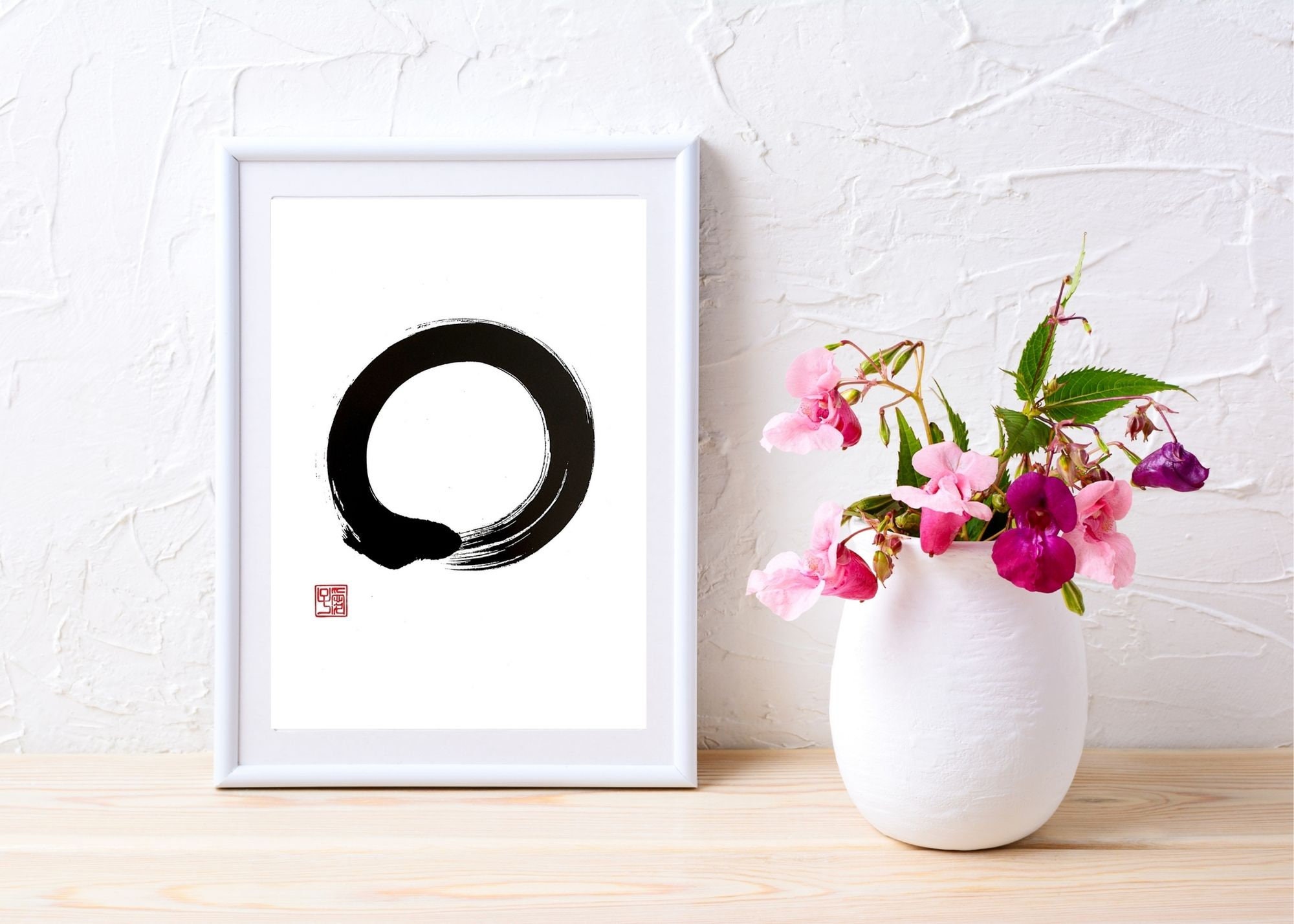 Enso Zen-circle , Wall Art,instant Download, Zen Quote Print, Zen Quote ...
