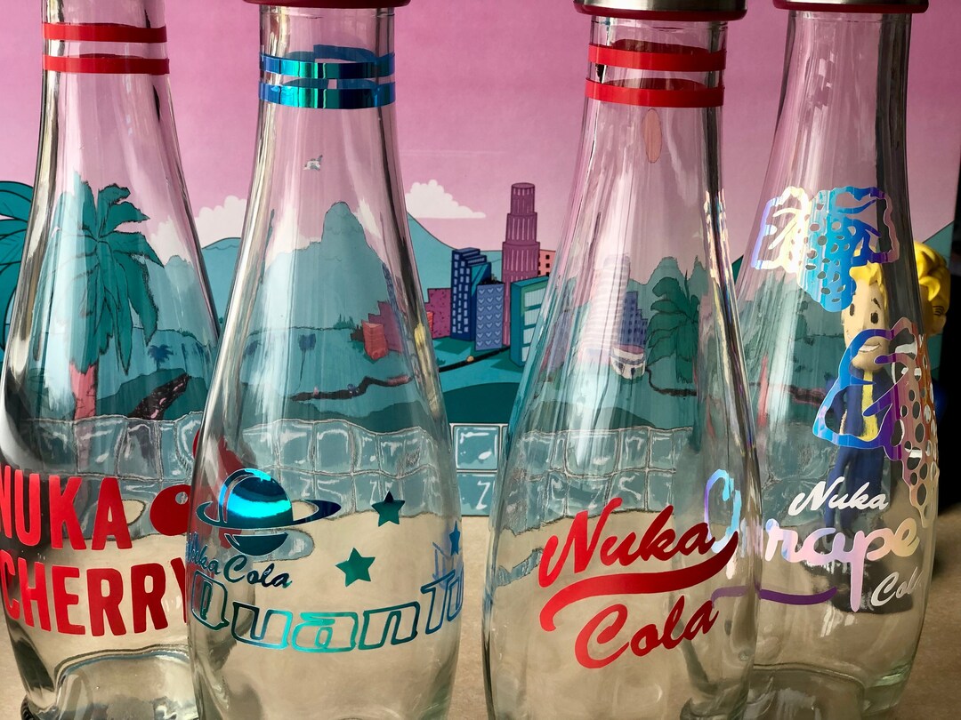 Fallout Nuka Cola Bottle Cap Quantum Cherry Grape Bundle of 8 - Etsy