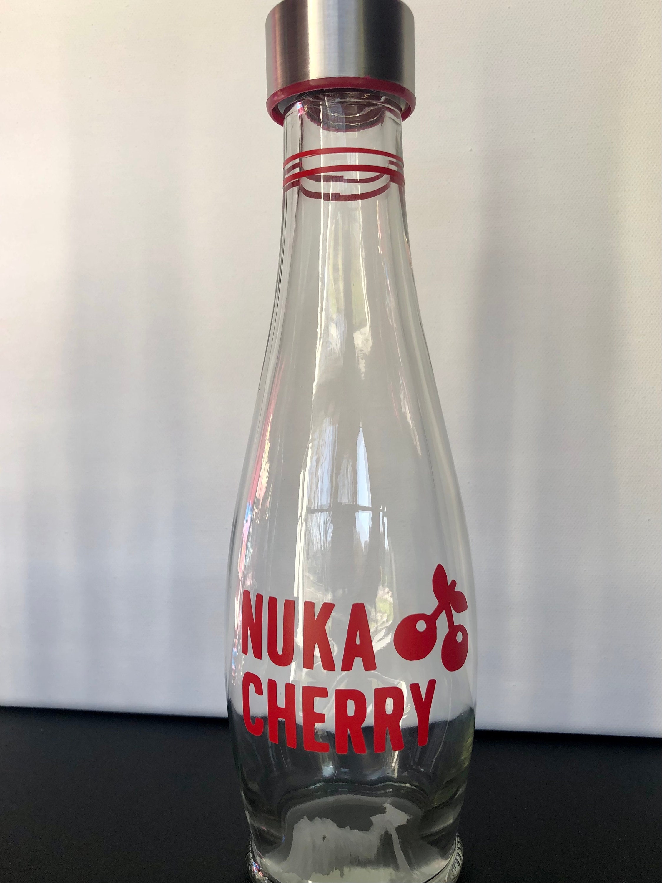 Fallout Video Game Fan Art Nuka Cola Cherry Reusable Glass - Etsy