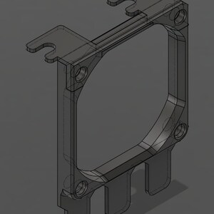 Low Profile PCI Fan Mount for 60mm Fans With Screw Inserts - Etsy