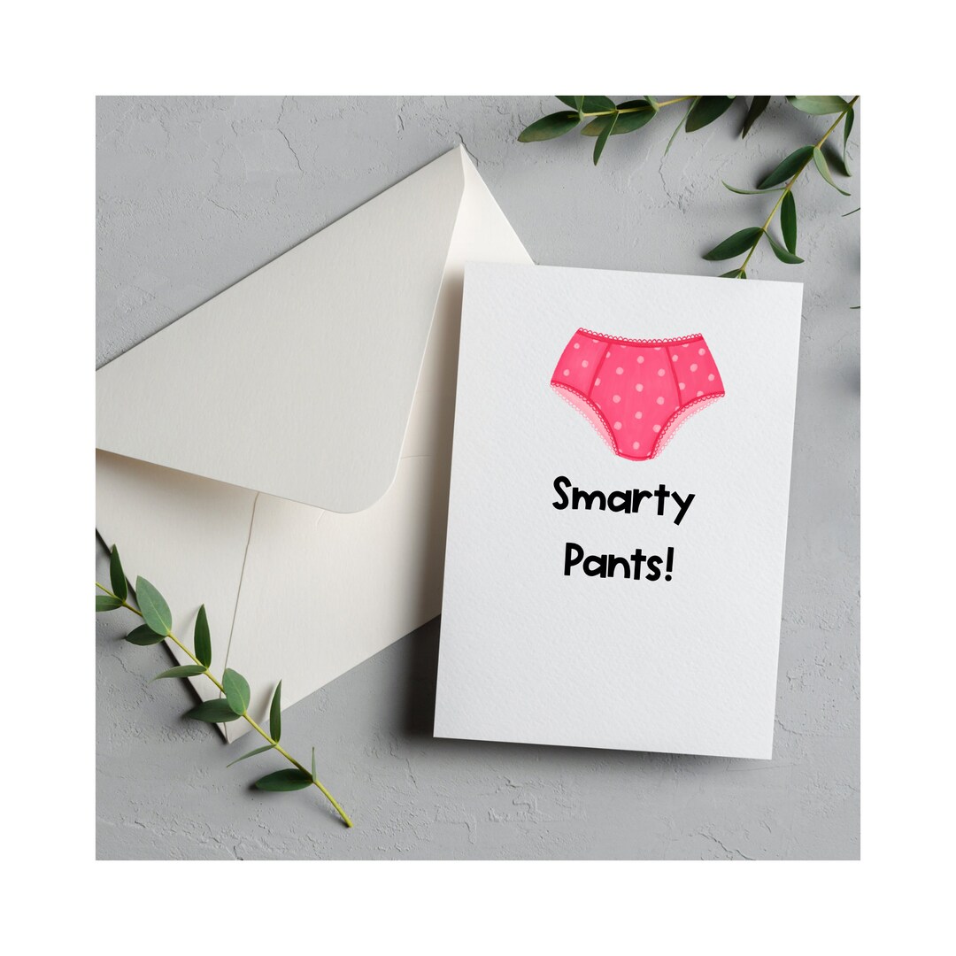 Well Done Card, Congratulations Card, Graduation Card, Smarty Pants ...