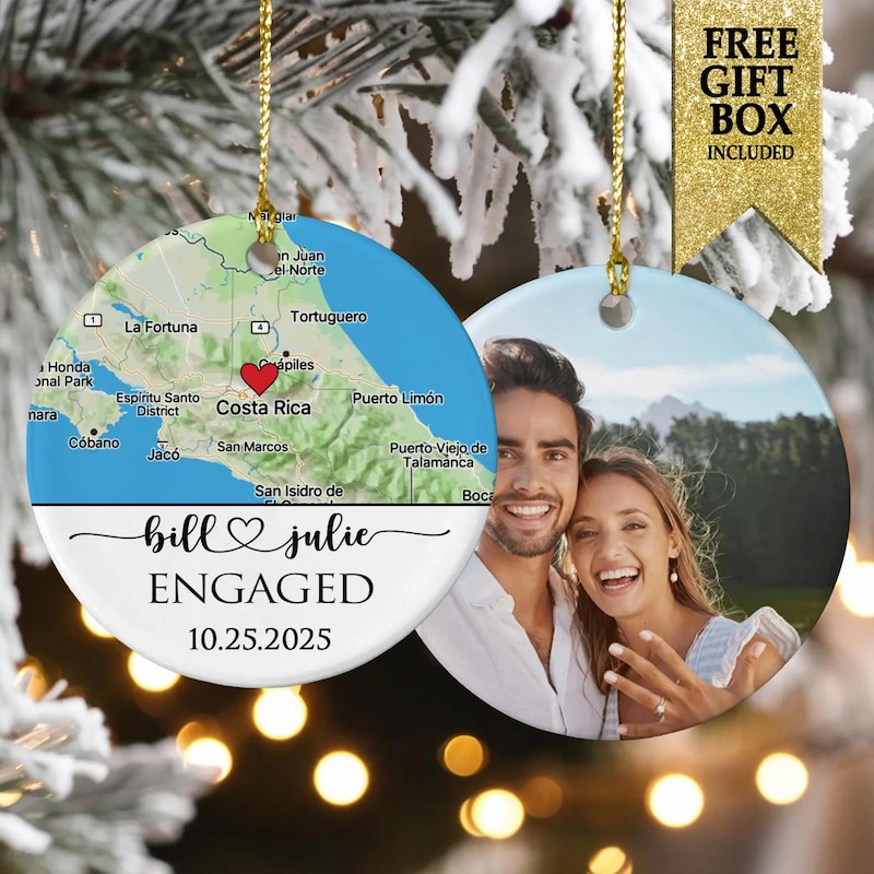 Engagement Location Maps - Etsy