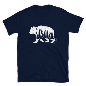 Bear Trees Short-sleeve Unisex T-shirt - Etsy