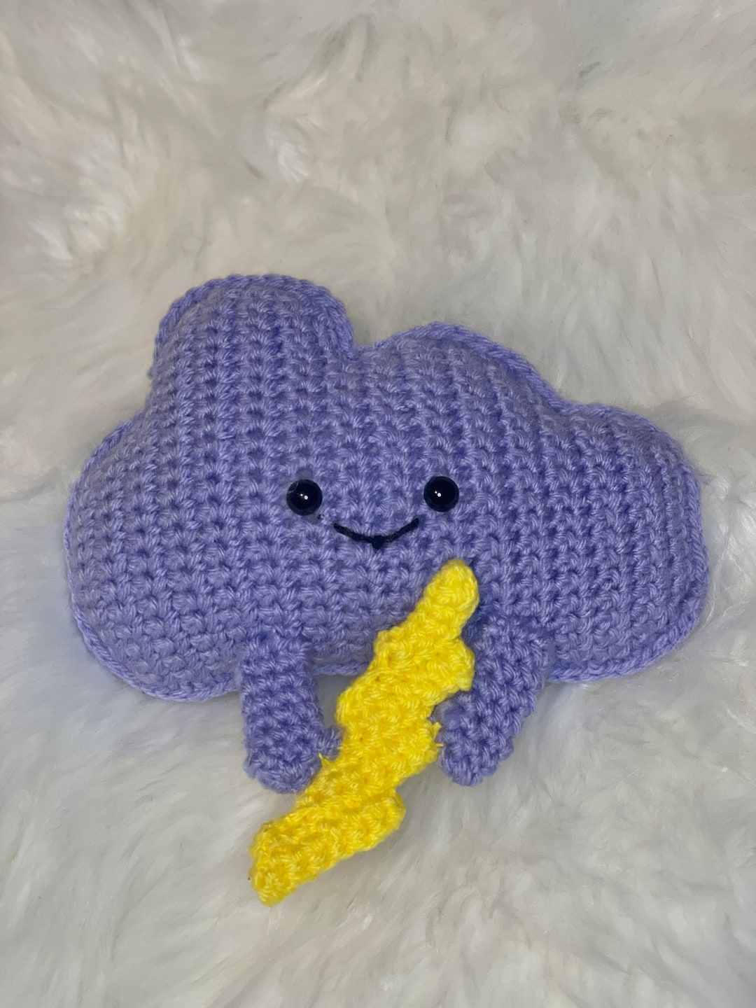 Storm Cloud Crocheted Amigurumi Doll - Etsy