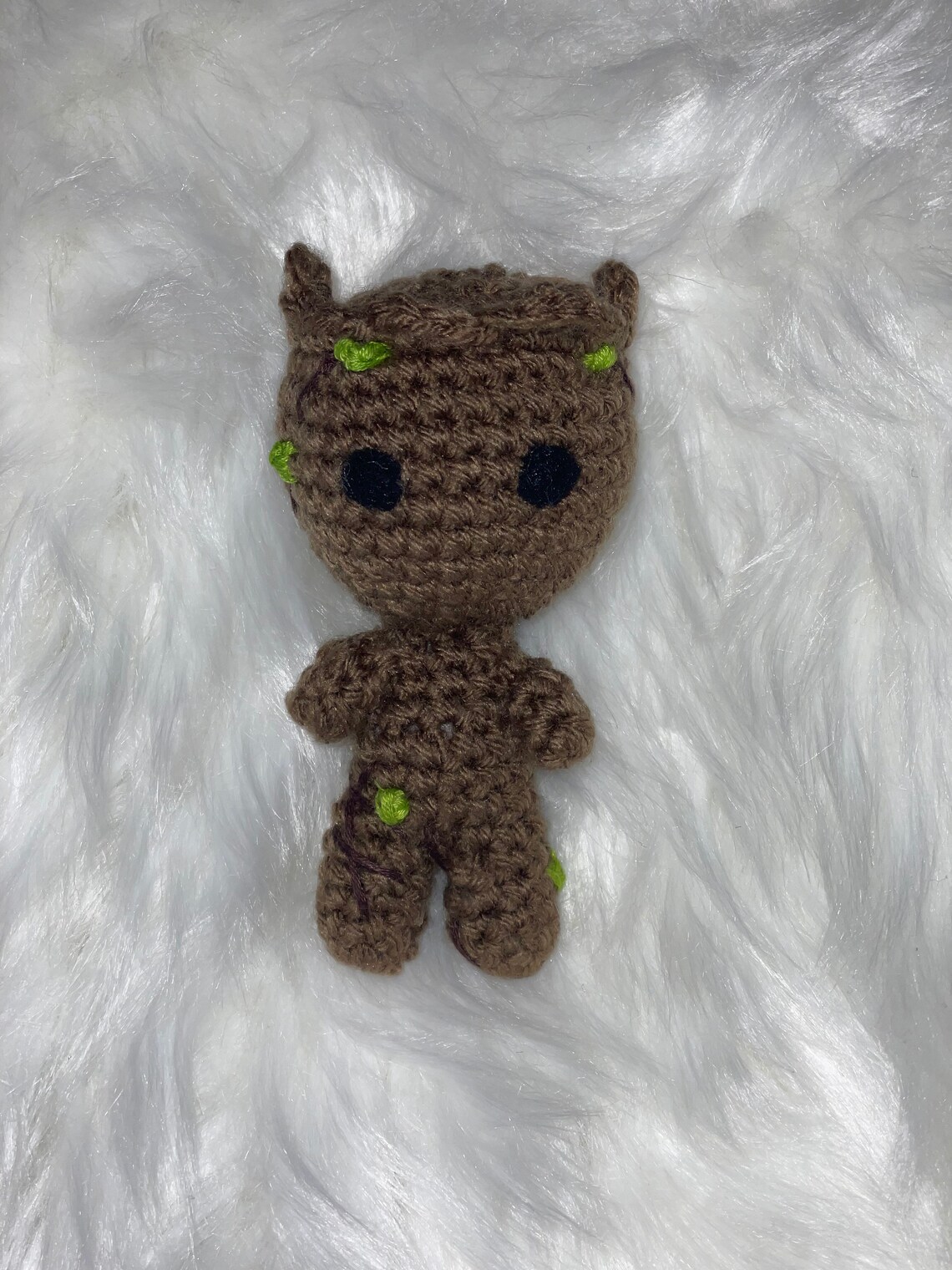 Baby Groot Crocheted Amigurumi Doll | Etsy
