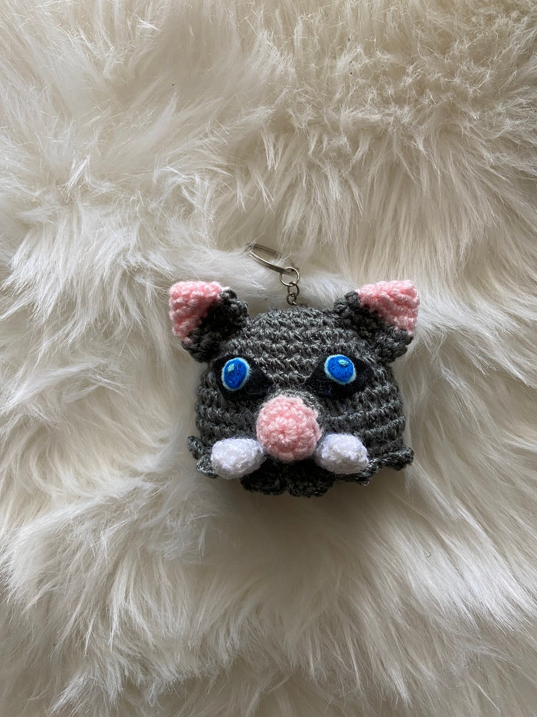 Inosuke Crocheted Amigurumi Doll - Etsy