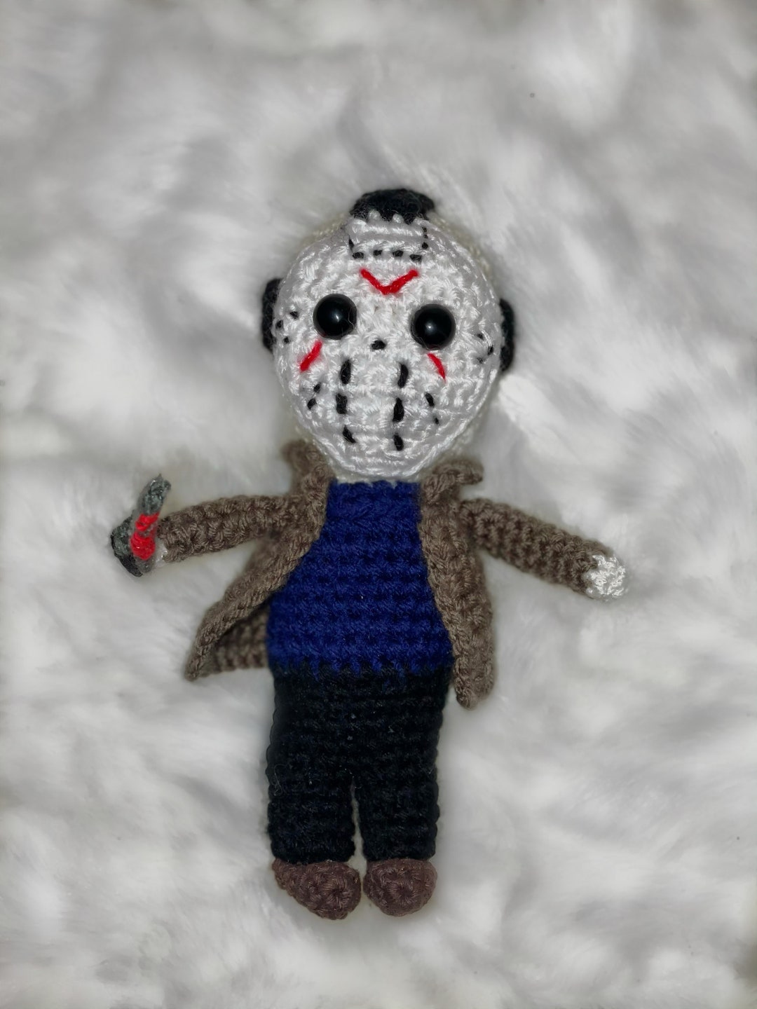Jason Vorhees Crocheted Amigurumi Doll - Etsy