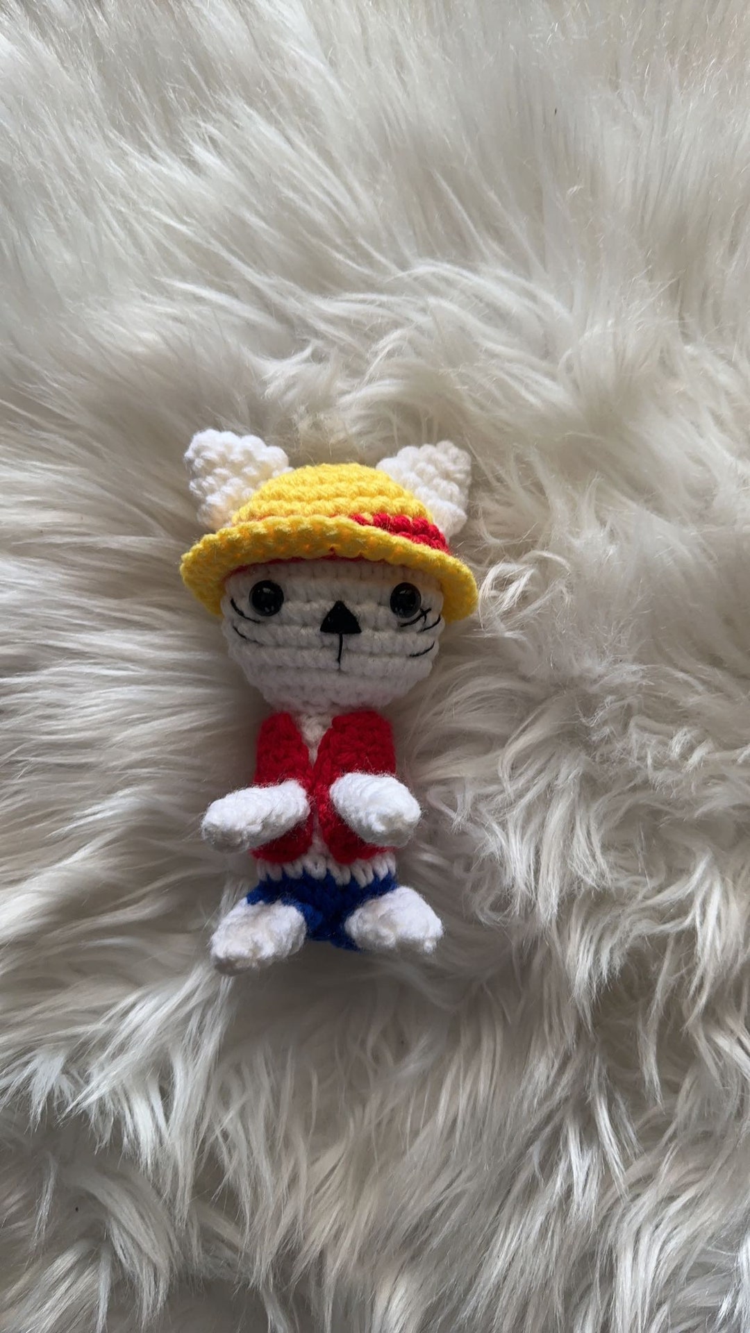 Monkey D. Luffy dog Version Crocheted Amigurumi Doll - Etsy